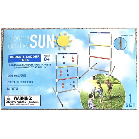 Costway | Toys | Ladder Ball Toss Game Set Indoor Outdoor W6 Bolas ...